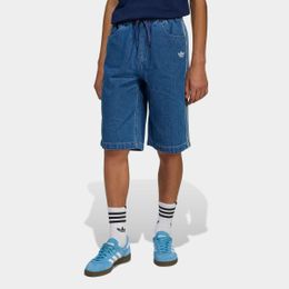 Shorts adidas originals "DENIM JORTS", Jungen, Gr. 152, N-Gr, medium vintage denim,, Obermaterial: 100% Baumwolle, Hosen Shorts