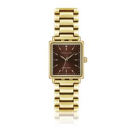 Quarzuhr ISABELLA FORD "FH9-B078G", gold, Armbanduhren, Damen, Quarzuhr