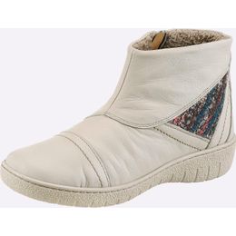Stiefelette Casual Looks, Damen, Gr. 41, champagner, Glattleder, Schuhe Stiefelette