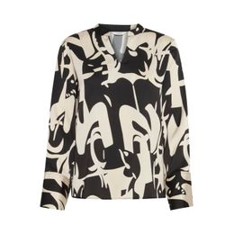 Langarmbluse B.Young "Langarm-Bluse BYJINNY", Damen, Gr. 34, schwarz (schwarz mix), Obermaterial: 100% Polyester PES., Blusen