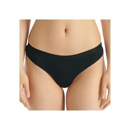String adidas originals "String Sport Active Essential Low Rise Thong 3P 3er Pack", Damen, Gr. L, schwarz, Obermaterial: 95% Baumwolle CO. 5% Elasthan EL., Unterhosen String