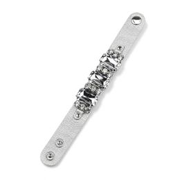 Armband "Crystal", Damen, Gr. Polyurethan, silber (silbern), Collezione Alessandro, Armb&auml;nder Armband