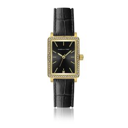 Quarzuhr ISABELLA FORD "FG9-S074G", schwarz, Armbanduhren, Damen, Quarzuhr