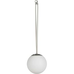 LED Solarleuchte OTTO HOME "Ollira, LED-Solar Kugel &Oslash; 20 cm, h&auml;ngend", wei&szlig;, H:20cm &Oslash;:20cm, Leuchten, mit Aufh&auml;nung
