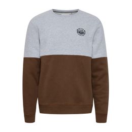 Longpullover Blend "Sweatshirt BHSweatshirt", Herren, Gr. XXL, grau (stone mix), Obermaterial: 60% Baumwolle CO. 40% Polyester PES., Sweatshirts Longpullover
