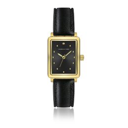 Quarzuhr ISABELLA FORD "FG6-S014G", schwarz, Armbanduhren, Damen, Quarzuhr