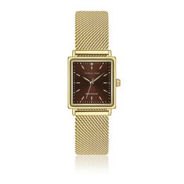 Quarzuhr ISABELLA FORD "FH9-B038G", gold, Armbanduhren, Damen, Quarzuhr