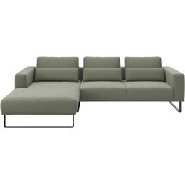 Ecksofa Musterring "JUSTB PM100, stilvoller Lounge-Komfort von Musterring", gr&uuml;n, B:292cm H:88cm T:185cm, 85% Polyester, 15% Viskose, Sofas, Ecksofa, Kollektion Bettina Zimmermann, optionaler Sitzvorzug & Fu&szlig;-Auswahl