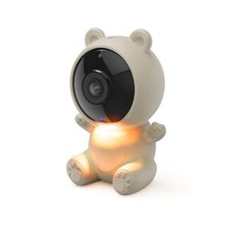 Hama &Uuml;berwachungskamera "Babyphone mit Kamera (Babykamera mit App, Nachtsicht, 2-Wege-Audio)", wei&szlig;, B:8cm H:12cm T:4,5cm, &Uuml;berwachungskameras, Schrei-Erkennung, Bewegungserkennung, Temperatur&uuml;berwachung, Full-HD