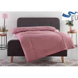 Microfaserbettdecke OTTO HOME "Microlux, Bettdecke 135x200 cm und &Uuml;bergr&ouml;&szlig;en bis 240x220cm", rosa, B:135cm L:200cm, Bezug: 100% Polyester. Obermaterial: 100% Polyester. F&uuml;llung: 100% Polyester, Bettdecken, Microfaserbettdecke, fest versteppter Bezug - keine Bettw&auml;sche n&ouml;tig, Sommer, Winter