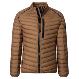 Steppjacke Casamoda "Casamoda Steppjacke uni", Herren, Gr. 3XL, braun, 100% Polyester, Jacken Steppjacke