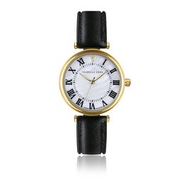Quarzuhr ISABELLA FORD "FH6-S014G", schwarz, Armbanduhren, Damen, Quarzuhr
