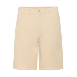Shorts Saint Tropez "Jeansshorts PollaSZ", Damen, Gr. M, N-Gr, beige (creme), Obermaterial: 100% Baumwolle CO., Hosen Shorts