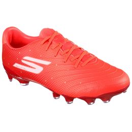 Fu&szlig;ballschuh Skechers "Skechers Soccer&trade; Harry Kane SKX_1.5 Academy TF&trade;", Herren, Gr. 41, rot (crl korall, rot), Synthetik, gemustert, Schuhe Fu&szlig;ballschuh, Rasenschuh, Trainingsschuh f&uuml;r pr&auml;zise Ballkontrolle