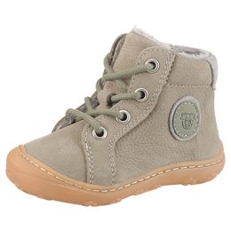 Lauflernschuh Pepino BY RICOSTA "Georgie WMS: weit", Baby, Gr. 26, eukalyptus, Leder, Schuhe Lauflernschuh, Winterschuh mit Weiten-Me&szlig;system, Gr&ouml;&szlig;enschablone zum Download