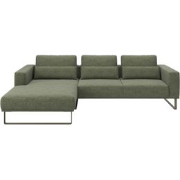 Ecksofa Musterring "JUSTB PM100, stilvoller Lounge-Komfort von Musterring", gr&uuml;n (oliv), B:292cm H:88cm T:185cm, 100% Polyester, Sofas, Ecksofa, Kollektion Bettina Zimmermann, optionaler Sitzvorzug & Fu&szlig;-Auswahl
