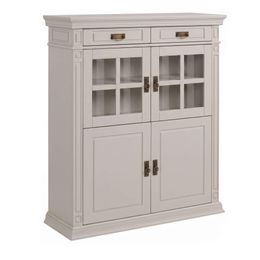 Highboard OTTO HOME "Vinales", kaschmir, beige, B:109cm H:130cm T:39cm, FSC-zertifiziertes Massivholz, Sideboards, Highboard, Kommode, aus massiver Kiefer