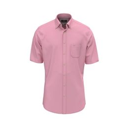 Kurzarmhemd Fynch-Hatton, Herren, Gr. L, N-Gr, peony, Web, Obermaterial: 100% Baumwolle, unifarben, normal h&uuml;ftbedeckend, Rundhals, Hemden, mit Brusttasche und Logo-Print