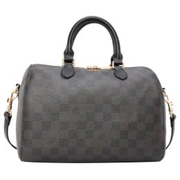 JOOP! Henkeltasche JOOP "cortina piazza aurora handbag shz", Damen, Gr. B/H/T: 30cm x 21cm x 18cm, braun (dunkelbraun), Lederimitat, Taschen, abnehmbarer Umh&auml;ngeriemen