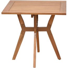 Bistrotisch Merxx, beige (natur, natur, natur), B:70cm H:65cm T:70cm, Akazienholz, FSC 100%, Tische, aus Akazienholz, BxTxH: 70x70x65 cm