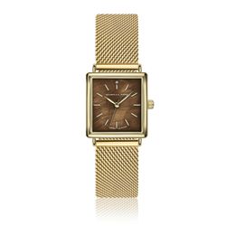 Quarzuhr ISABELLA FORD "FG1-B038G", gold, Armbanduhren, Damen, Quarzuhr