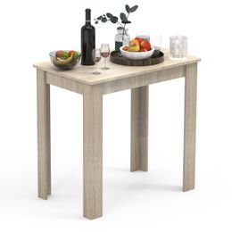 Esstisch Vcm "Holz Esstisch K&uuml;chentisch Esal 80 x 50 cm", braun (sonoma, eiche), B:80cm T:50cm, Tische, Esstisch Quadratische Esstische K&uuml;chentisch
