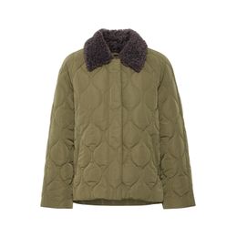 Wintermantel Ichi "Jacke IHSONORA", Damen, Gr. 42, gr&uuml;n (kalamata), Obermaterial: 100% Polyester PES., Jacken Wintermantel