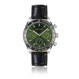 Quarzuhr MARC LAUDER "MD6-S070S", schwarz, Armbanduhren, Herren, Quarzuhr