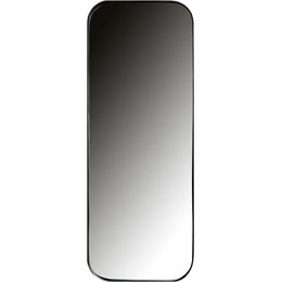 Spiegel Woood "Doutzen Metall mit Pulverbeschichtung", schwarz, B:40cm H:110cm T:5cm, glasspiegel, Spiegel, HRP-Stahlrahmen, Europ&auml;ischer Spiegelglasstandard, Pfleiglicht