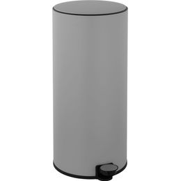 M&uuml;lleimer OTTO HOME "Lennu, Soft Close, versteckter Griff", grau, B:29,6cm H:67,5cm T:37cm, Edelstahl, M&uuml;lleimer, M&uuml;lleimer, moderner Treteimer f&uuml;r K&uuml;che oder Bad, Abfalleimer mit Deckel