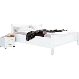 Bett Priess "Husum Schlafzimmer Jugendzimmer Rahmenbett", wei&szlig;, B:150cm H:85cm L:208cm, Betten, Jugendbett Bettgestell, Komforth&ouml;he, hochwertige Premium Qualit&auml;t, f&uuml;r Motorrahmen geeignet