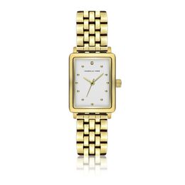 Quarzuhr ISABELLA FORD "FG5-B094G", gold, Armbanduhren, Damen, Quarzuhr