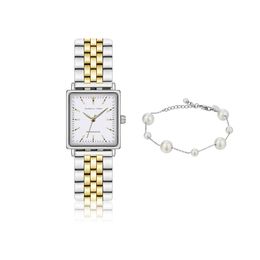 Quarzuhr ISABELLA FORD "SFI1-1", gold, silber, Armbanduhren, Damen, Quarzuhr