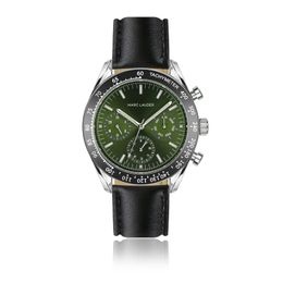 Quarzuhr MARC LAUDER "MD6-S010S", schwarz, Armbanduhren, Herren, Quarzuhr