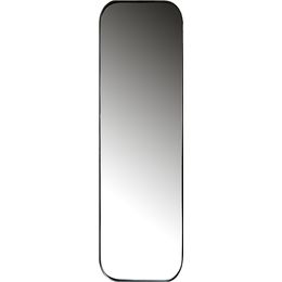 Spiegel Woood "Doutzen Metall mit Pulverbeschichtung", schwarz, B:40cm H:170cm T:5cm, glasspiegel, Spiegel, HRP-Stahlrahmen, Europ&auml;ischer Spiegelglasstandard, Pfleiglicht