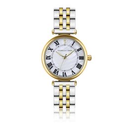 Quarzuhr ISABELLA FORD "FH6-B294G", gold, silber, Armbanduhren, Damen, Quarzuhr