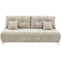 Schlafsofa ED EXCITING DESIGN, beige, 100% Polyester, Sofas, Schlafsofa