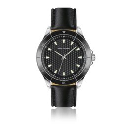 Quarzuhr MARC LAUDER "MD3-S010S", schwarz, Armbanduhren, Herren, Quarzuhr