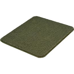 Badematte Kleine Wolke "Marco, Badvorleger, Badezimmer Teppich", gr&uuml;n (forest), H:20mm, Polyester, Badematten, Badematte, Badteppich, Uni Farben