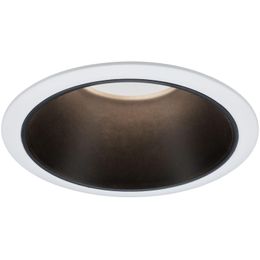 Paulmann LED Einbauleuchte "Cole", schwarz-wei&szlig; (wei&szlig;, schwarz), 1, &Oslash; 8,8cm, 1 Stk., Leuchten, GU10, LED Einbaustrahler LED Deckeneinbaustrahler