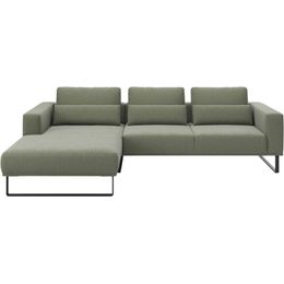 Ecksofa Musterring "JUSTB PM100, stilvoller Lounge-Komfort von Musterring", gr&uuml;n, B:292cm H:88cm T:185cm, 85% Polyester, 15% Viskose, Sofas, Ecksofa, Kollektion Bettina Zimmermann, optionaler Sitzvorzug & Fu&szlig;-Auswahl