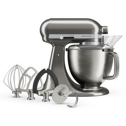 KitchenAid K&uuml;chenmaschine "Artisan Plus 5KSM50PKV", medaillon, silber, B:24cm H:36cm T:37cm, K&uuml;chenmaschinen, K&uuml;chenmaschine