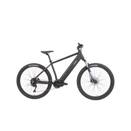 E-Bike Telefunken "Aufsteiger MT925" Gr. 48, schwarz, schwarz, Elektrofahrr&auml;der, 48cm, 29 Zoll (73,66cm), Pedelec, Elektrofahrrad, Damen u. Herren, E-MTB, Mountainbike, 29 Zoll