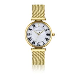 Quarzuhr ISABELLA FORD "FH6-B034G", gold, Armbanduhren, Damen, Quarzuhr