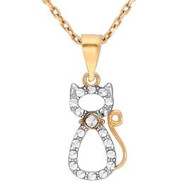 Kettenanh&auml;nger Lady, gold (gelbgold 375), Schmuckanh&auml;nger, Damen, Gelbgold 375, Kettenanh&auml;nger