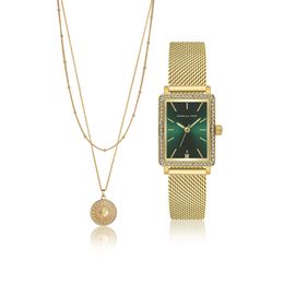 Quarzuhr ISABELLA FORD "SFG8-1", gold, Armbanduhren, Damen, Quarzuhr