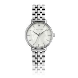Quarzuhr ISABELLA FORD "FD1-B074S", silber, Armbanduhren, Damen, Quarzuhr