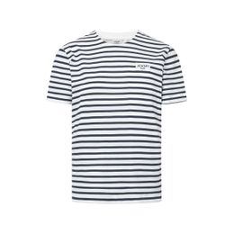 JOOP! T-Shirt JOOP "Teele", Damen, Gr. M, dunkelblau, Jersey, Obermaterial: 100% Baumwolle, geringelt, normal, Rundhals, Shirts T-Shirt, geringelt, gerippter Rundhals
