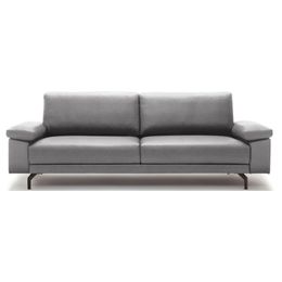 2-Sitzer "CR.450 elegantes Designsofa mit hohem Sitzkomfort. Breite 180cm", grau (lichtgrau, schwarzgrau), B:180cm H:85cm T:95cm, CREATION BY ROLF BENZ, Sofas