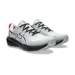 Trailrunningschuh asics "GEL-VENTURE 11", Herren, Gr. 49, concrete, rot snapper, Synthetik, Schuhe, mit profiliertem Gummi-Laufsohlenprofil, mit AMPLIFOAM PLUS D&auml;mpfung